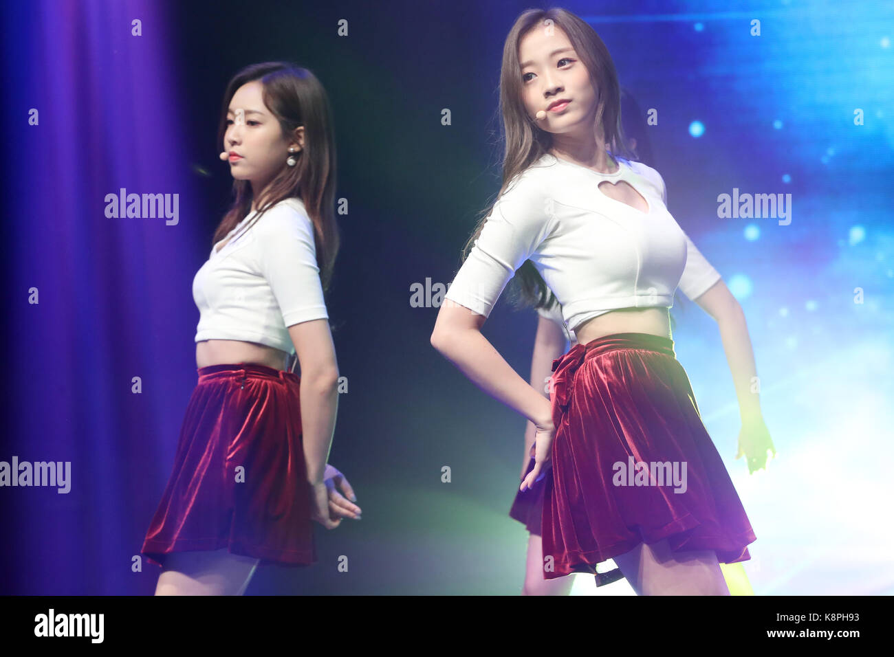 S. Korean girl group April South Korean girl group April performs ...