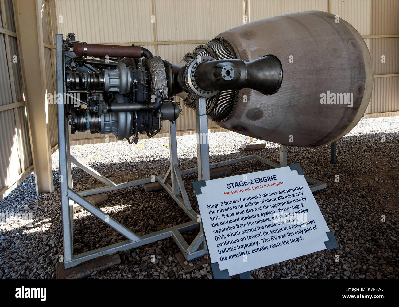 Sahuarita, Arizona, USA. 20th Sep, 2017. A display of a Stage-2 Engine ...