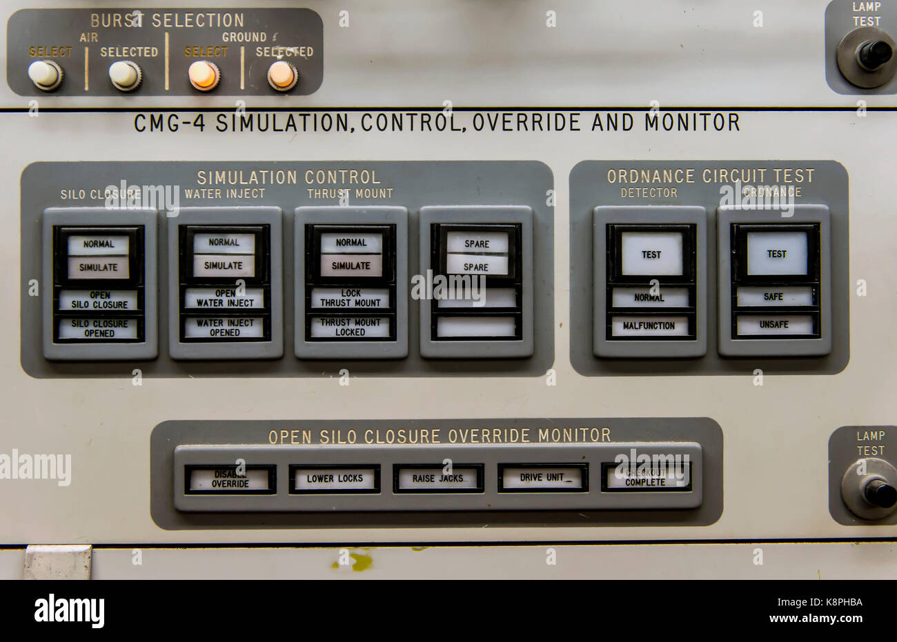 Sahuarita, Arizona, USA. 20th Sep, 2017. Detail of the console in the ...