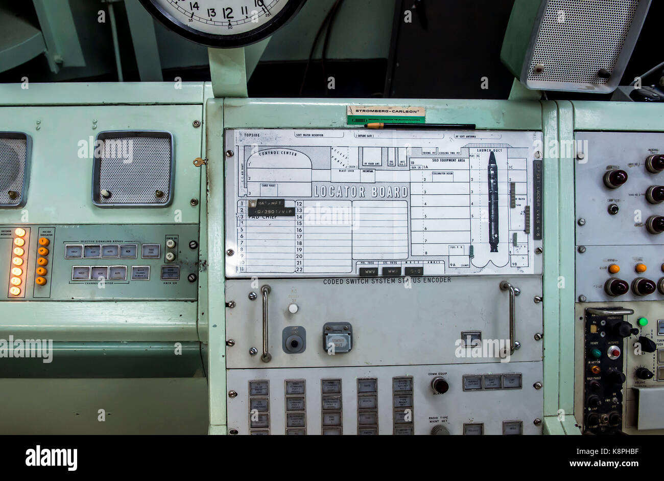 Sahuarita, Arizona, USA. 20th Sep, 2017. Detail of the console in the ...
