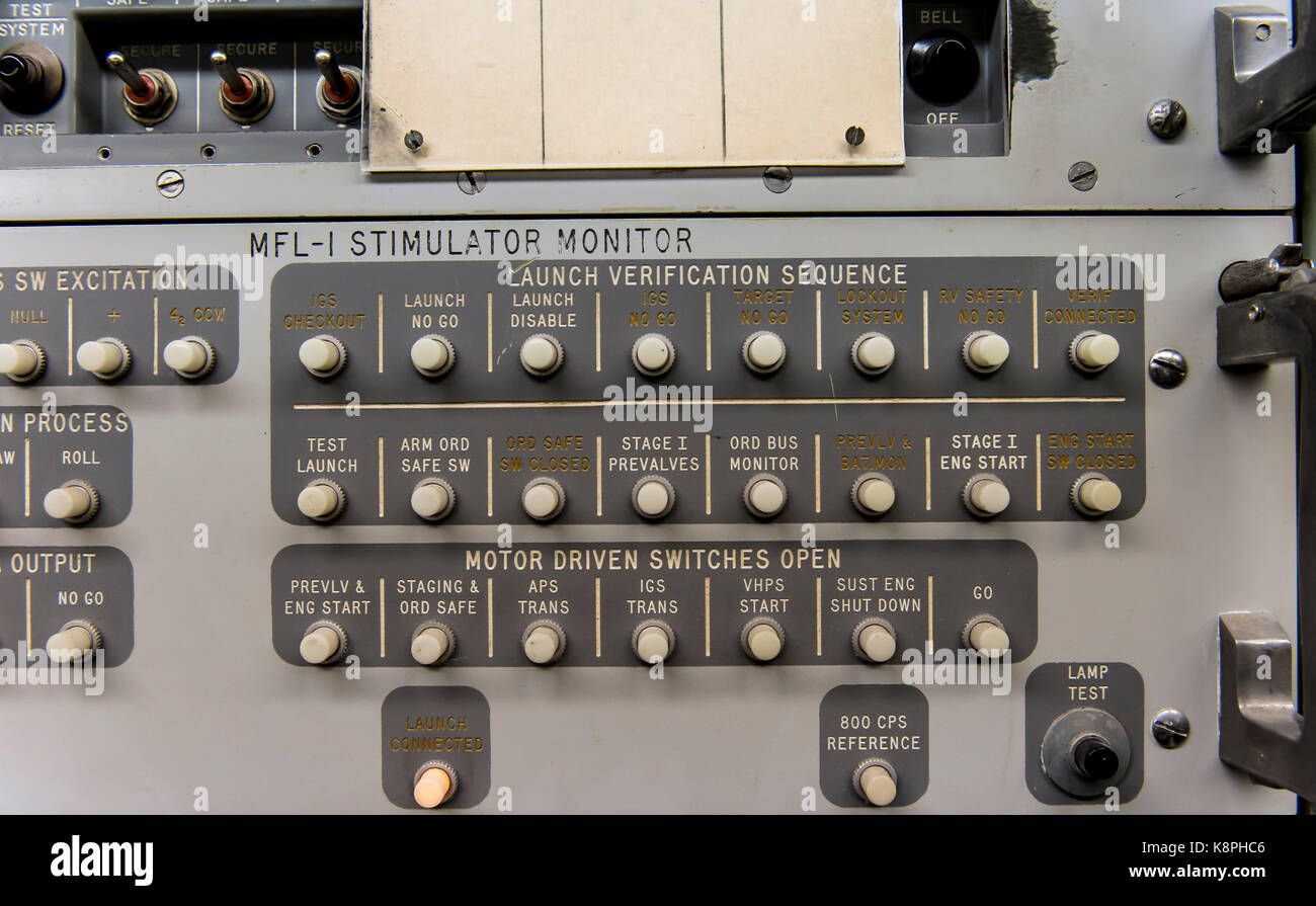 Launch control console High Resolution Stock Photography and Images - Alamy