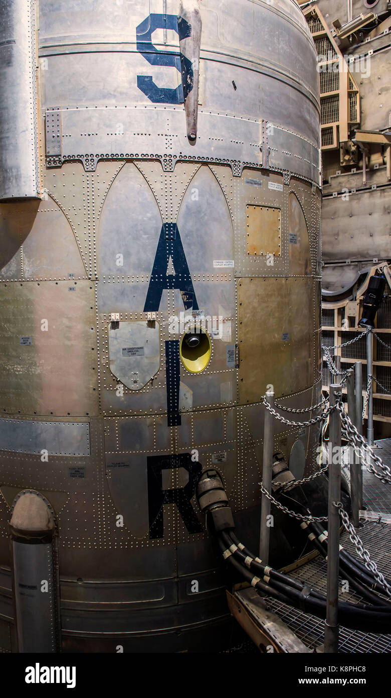 Sahuarita, Arizona, USA. 20th Sep, 2017. Detail of a Titan II missile ...