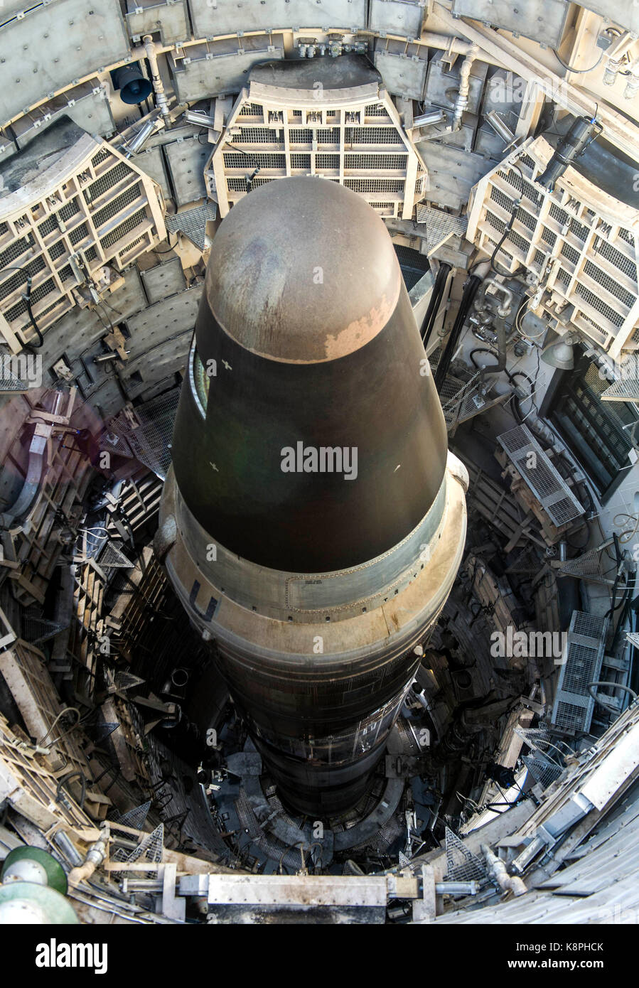 Sahuarita, Arizona, USA. 20th Sep, 2017. The Titan II ICBM points ...