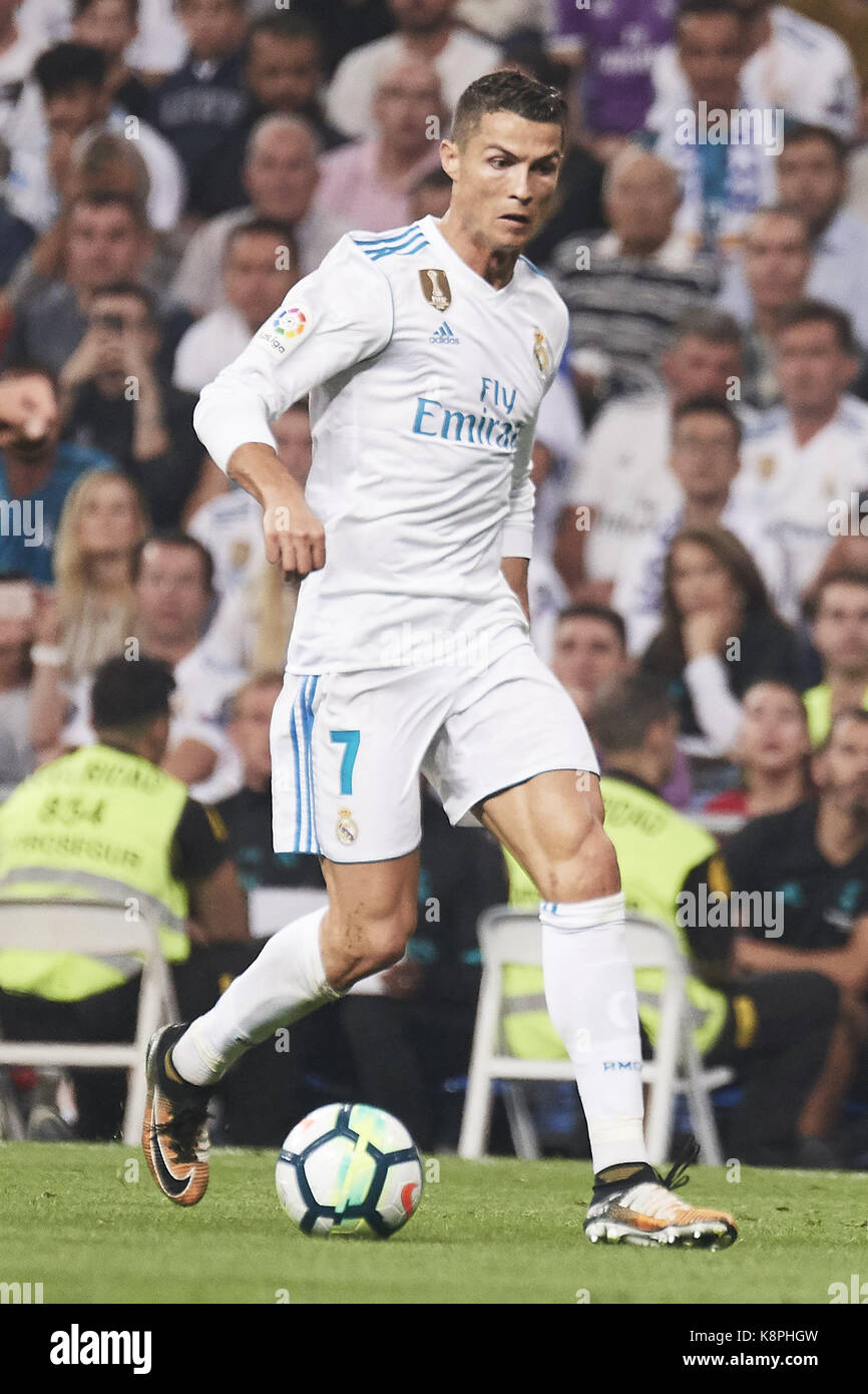 Madrid, Spain. 20th Sep, 2017. Cristiano Ronaldo (forward; Real Madrid ...