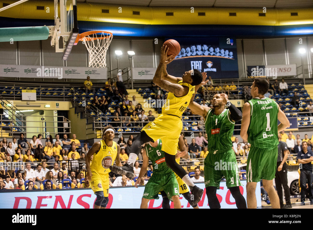Turin, Italy. 20th Sep, 2017. Diante Garrett during the European ...