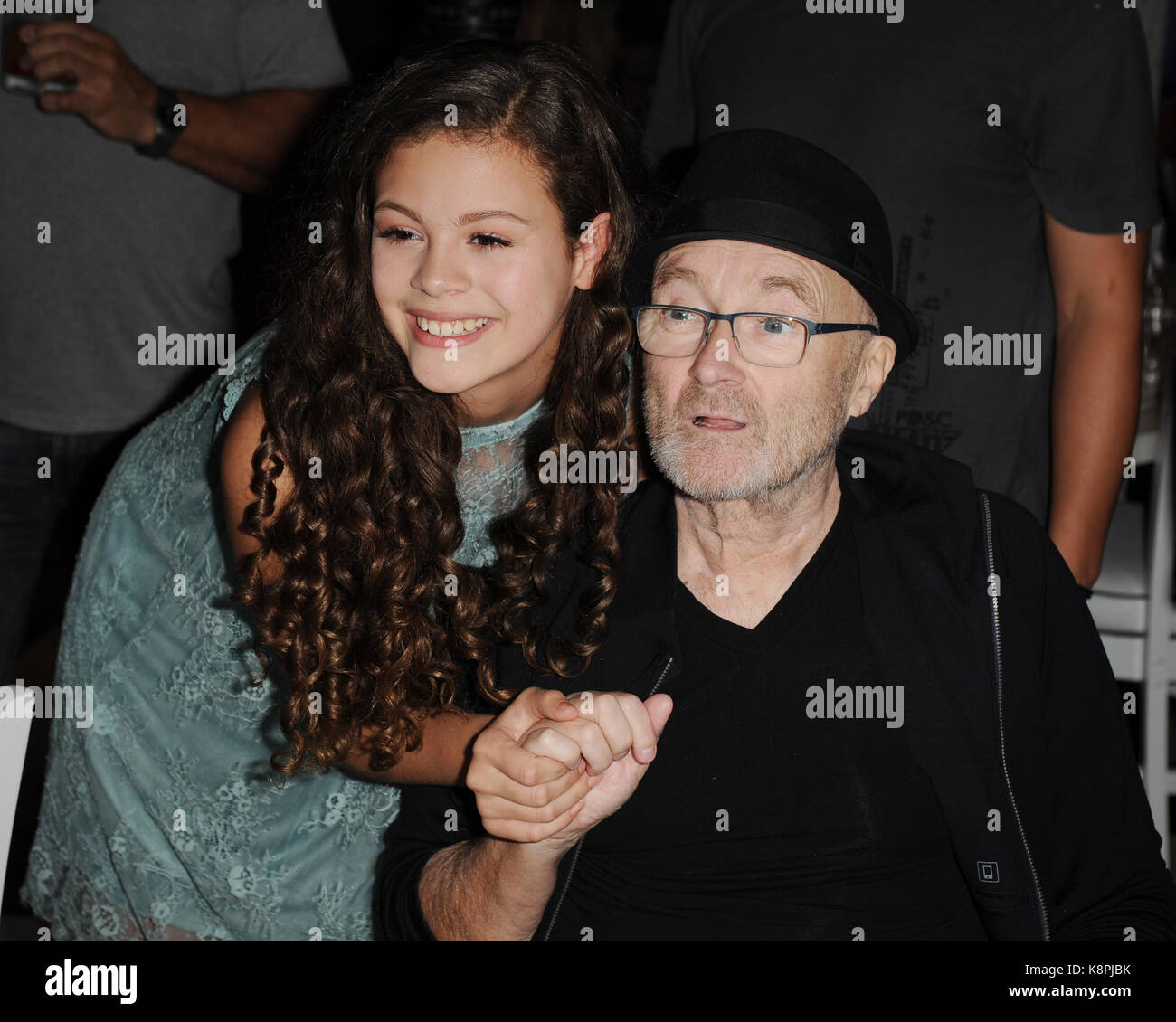 Miami, FL, USA. 20th Sep, 2017. Phil Collins and Angelina Green attend ...