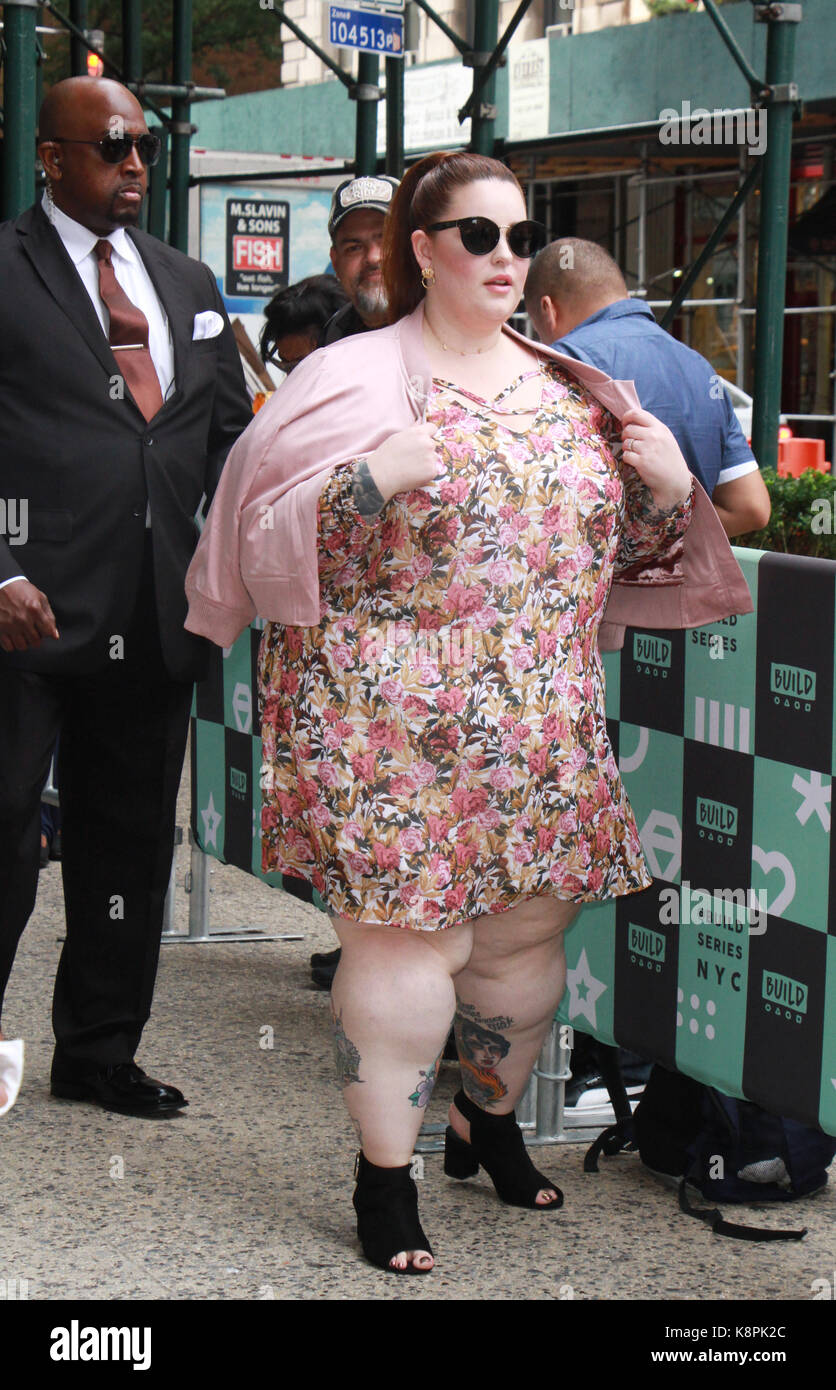 New York, NY, USA. 20th Sep, 2017. Tess Holliday at BUILD in New York ...