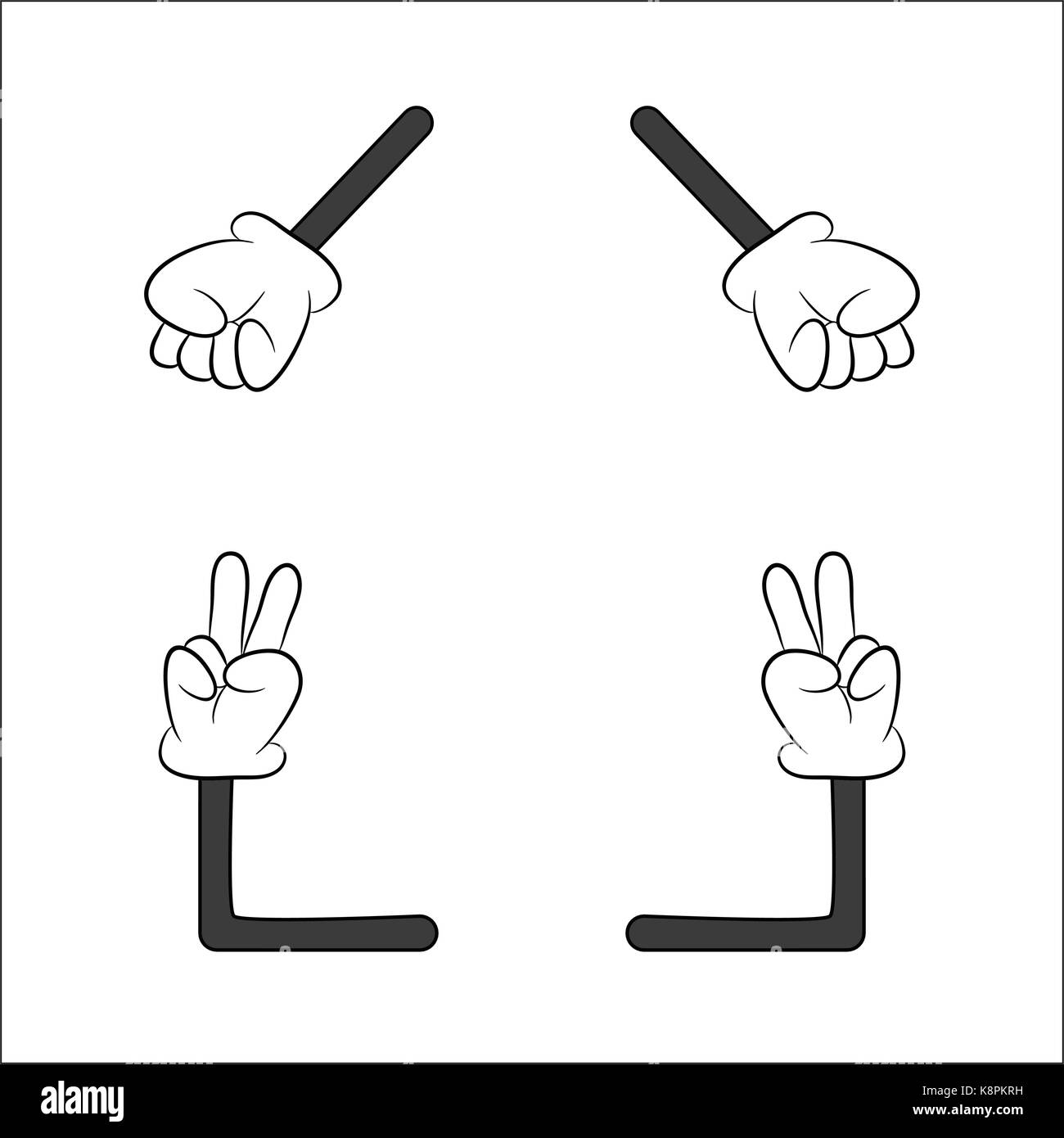 Cartoon Arms And Hands