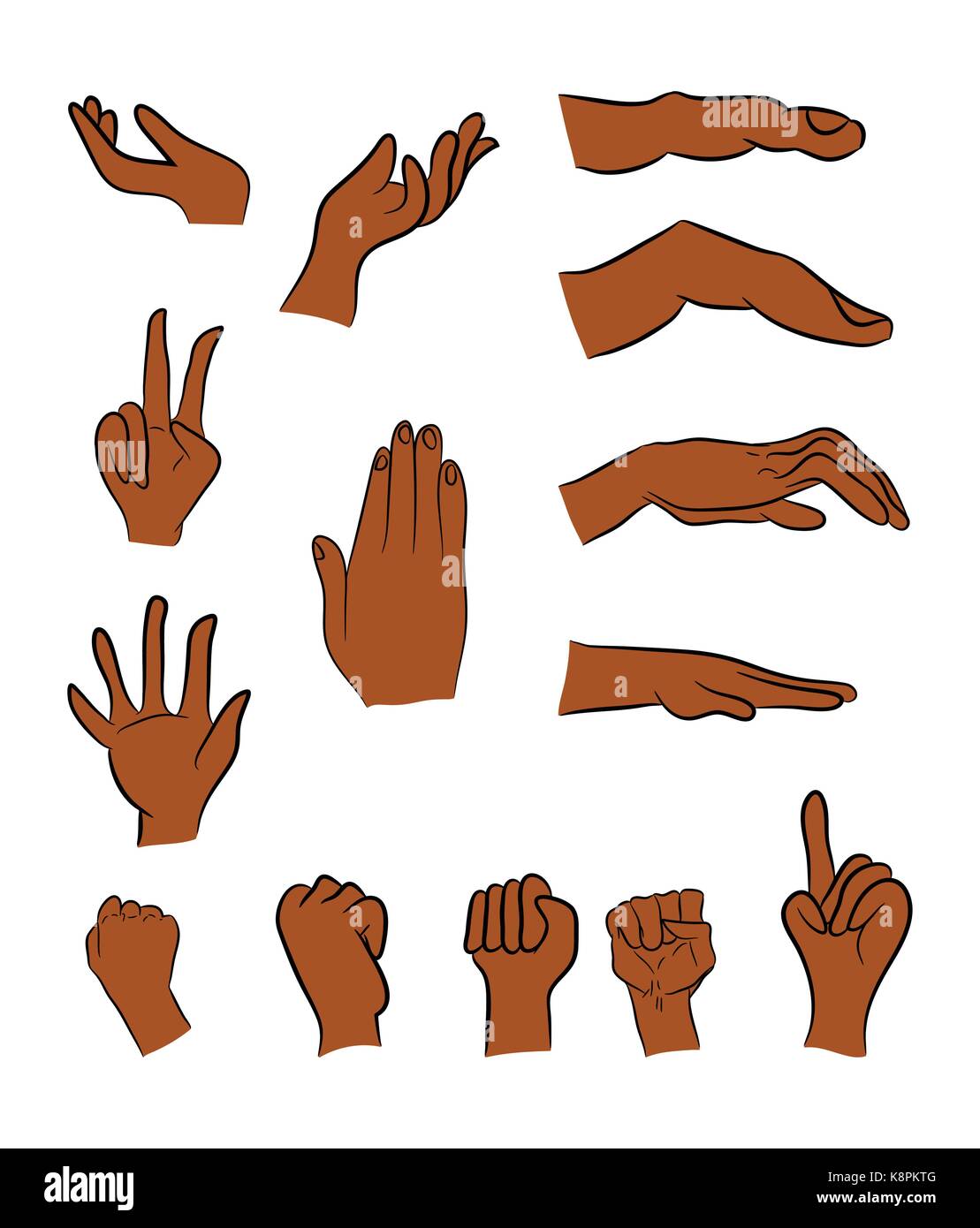 Cartoon Human Hands