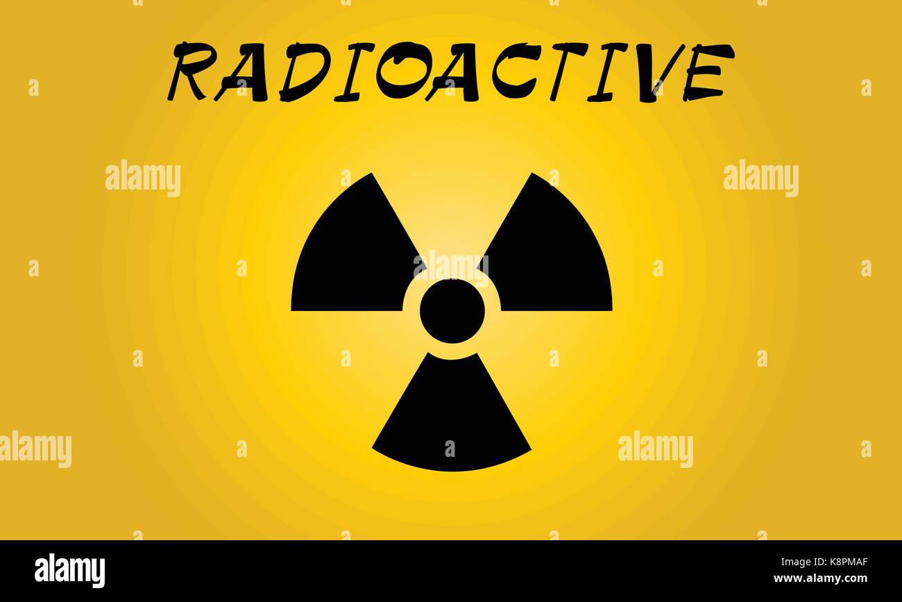 Radioactive contamination symbol - Vector Illustration Stock Vector ...
