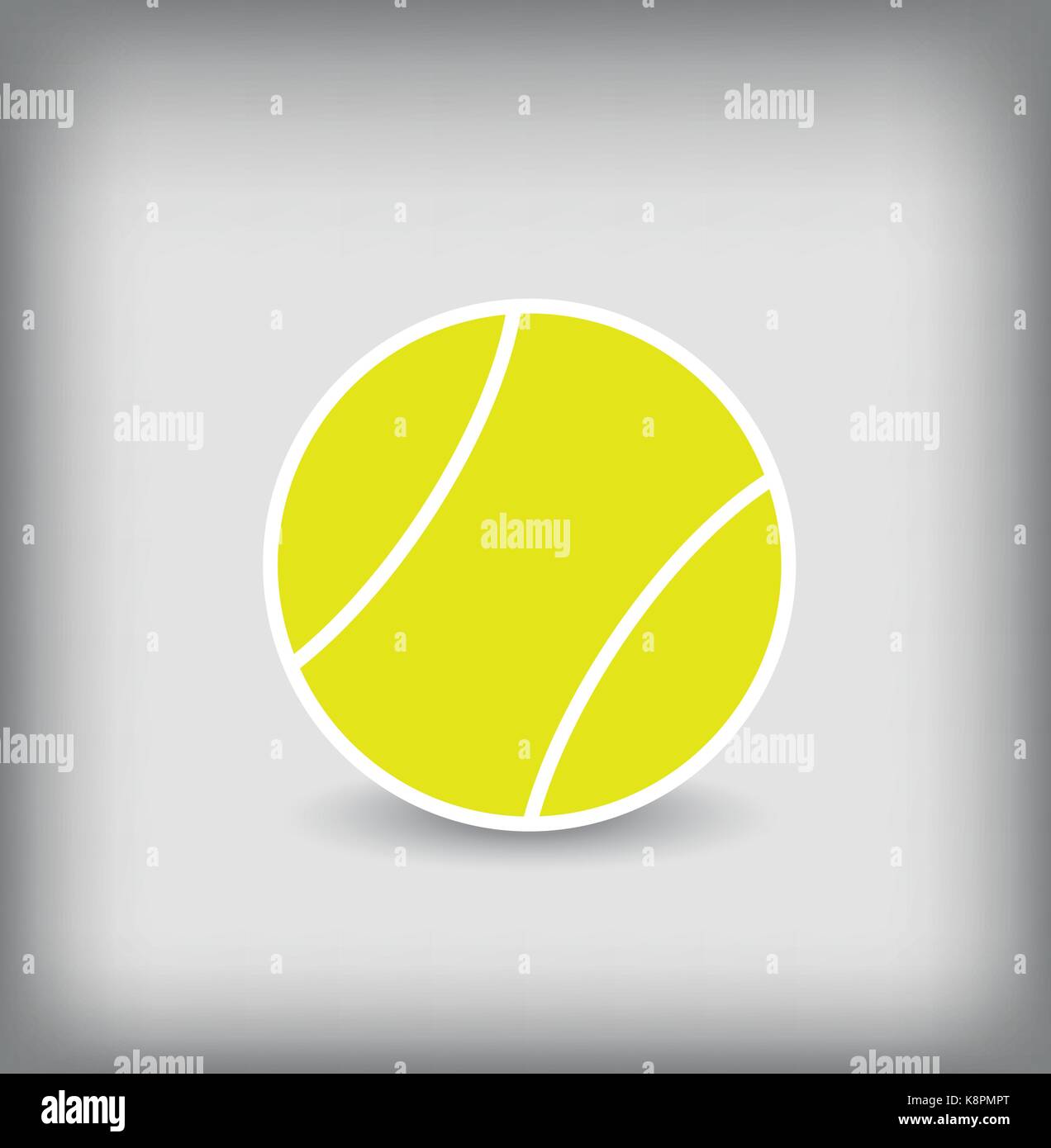 Tennis ball vector vectors hi-res stock photography and images - Alamy