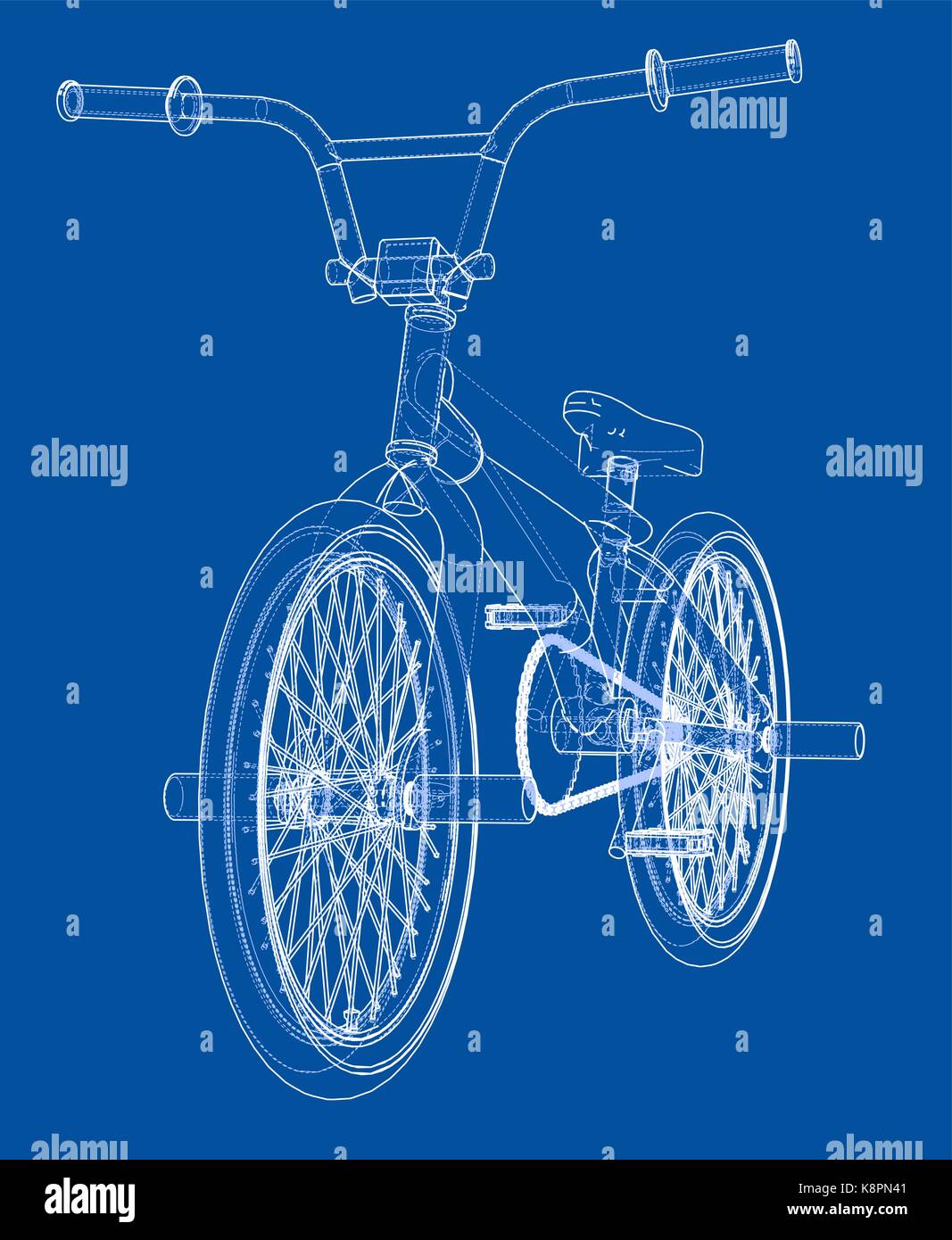 Bmx bike sketch hi-res stock photography and images - Alamy