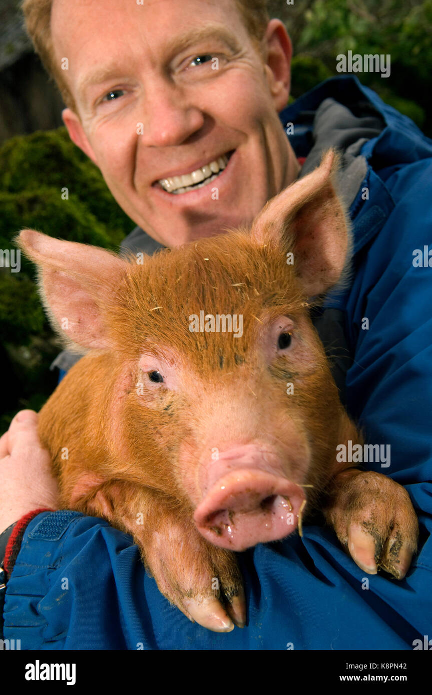 Cotswolds Farm Park, with owner Adam Henson, who is a farmer, author ...