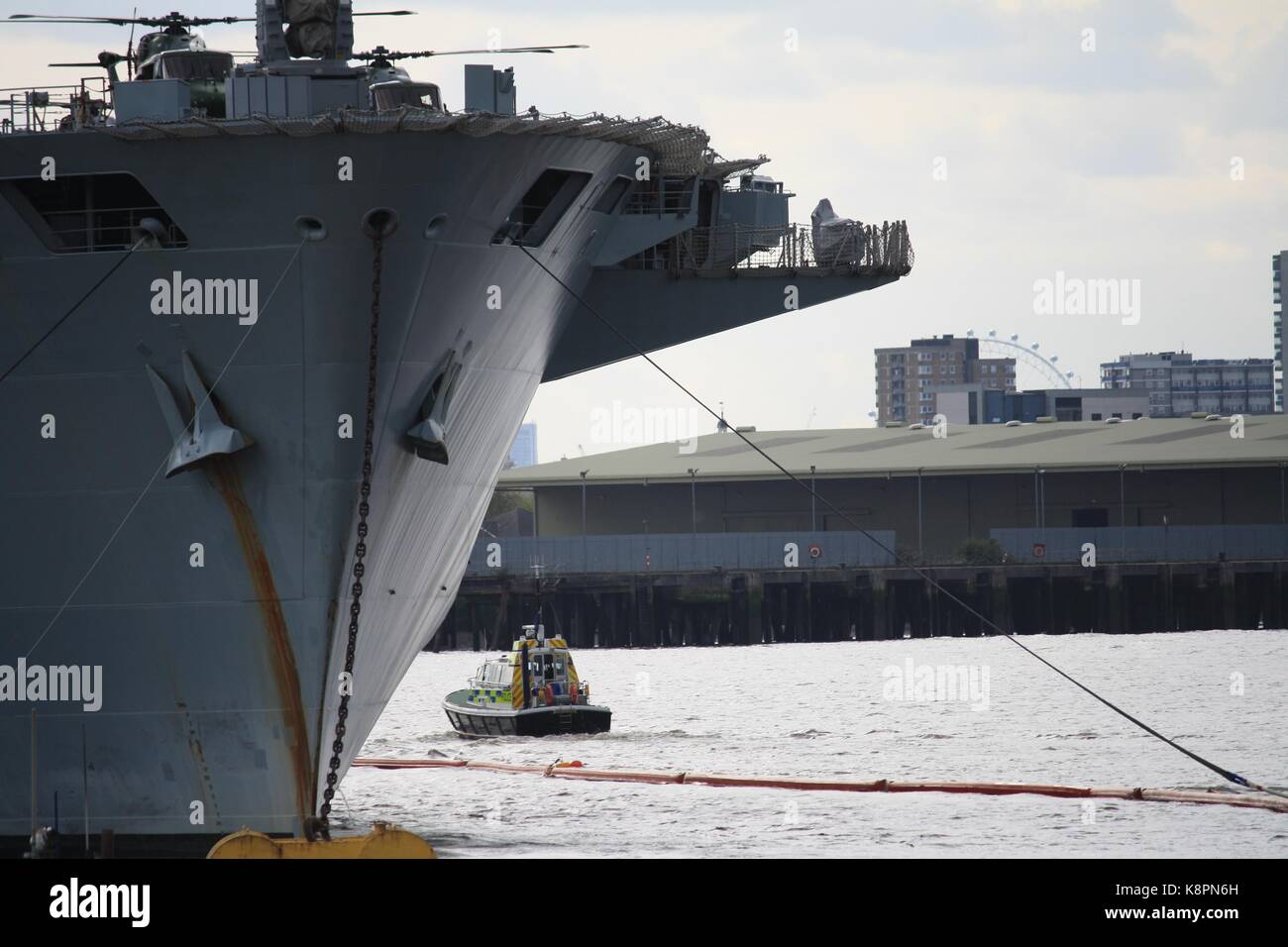 HMS Ocean at Greenwich London Stock Photo - Alamy