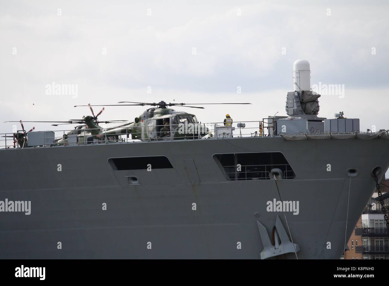 HMS Ocean at Greenwich London Stock Photo - Alamy