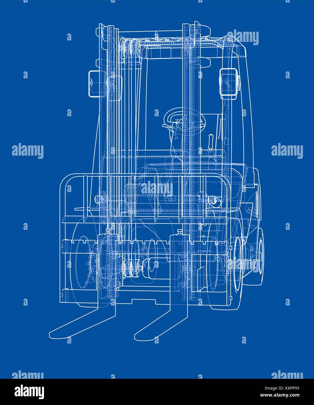 Forklift concept. Vector Stock Vector Image & Art - Alamy