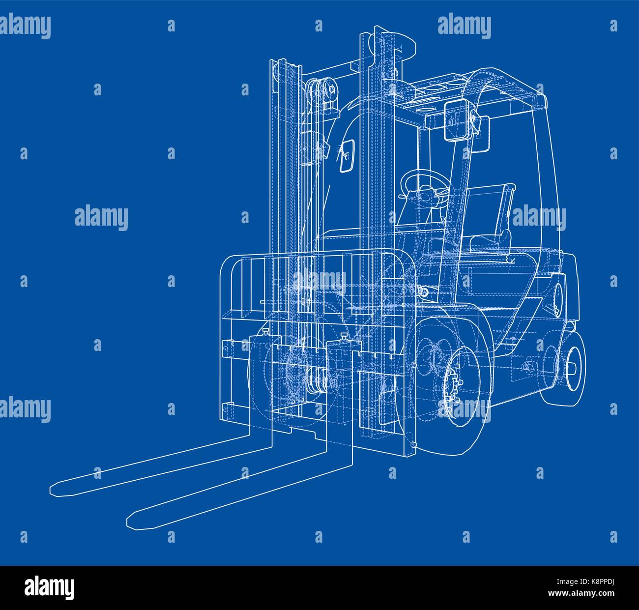 Forklift concept. Vector Stock Vector Image & Art - Alamy