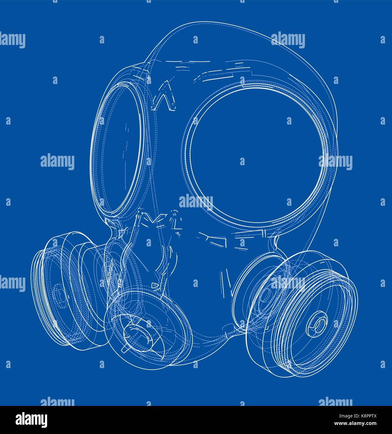 Gas mask. Vector Stock Vector Image & Art - Alamy