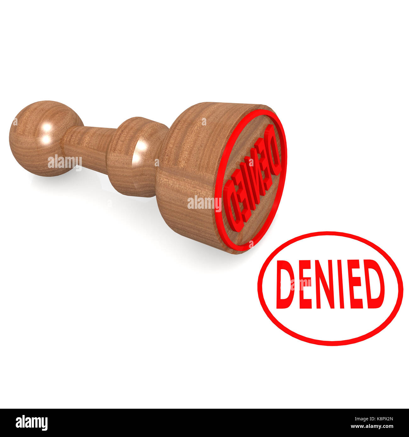 Denied stamp hi-res stock photography and images - Alamy