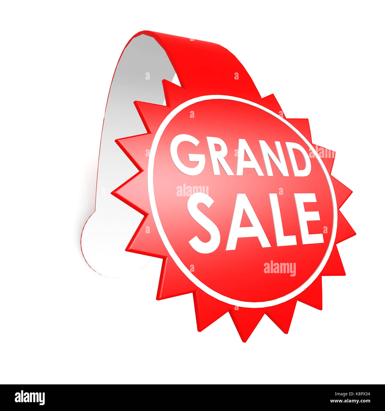 Grand sale star label Stock Photo - Alamy