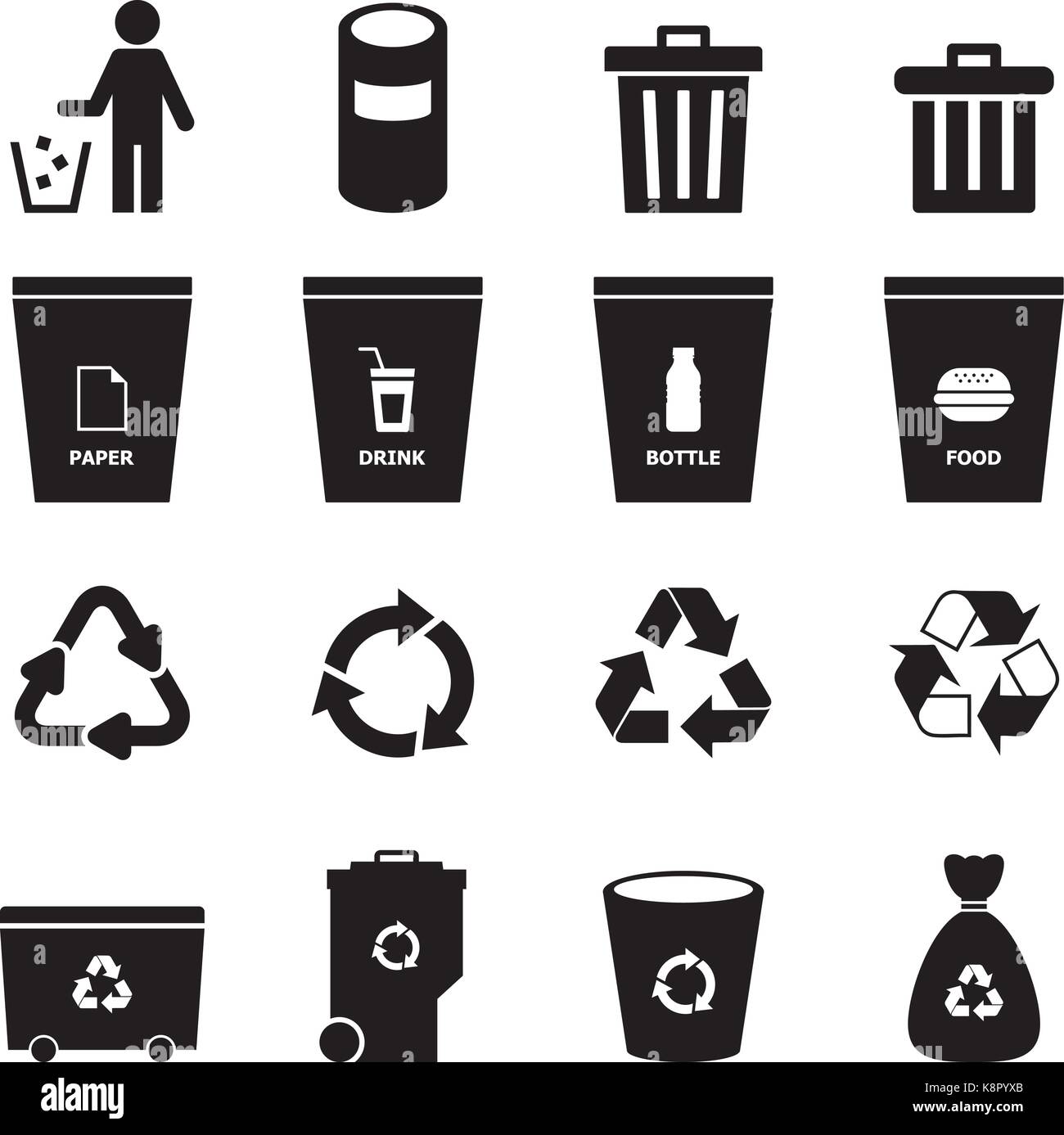 Garbage Stock Vector Images - Alamy
