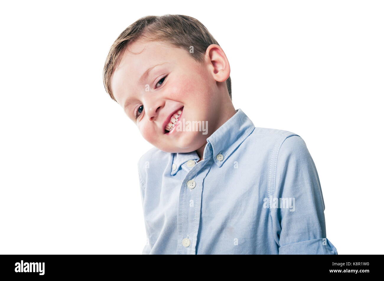 Funny little boy portrait Stock Photo - Alamy