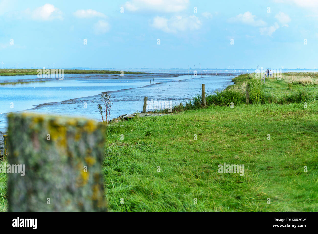beautiful Landscape at the north sea in germany Stock Photo - Alamy