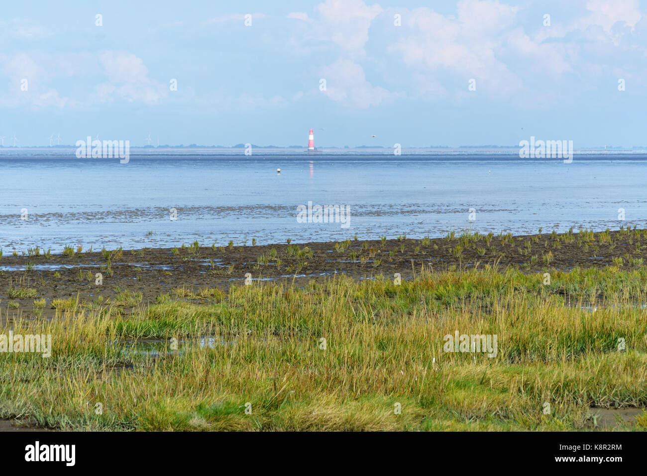 beautiful Landscape at the north sea in germany Stock Photo - Alamy