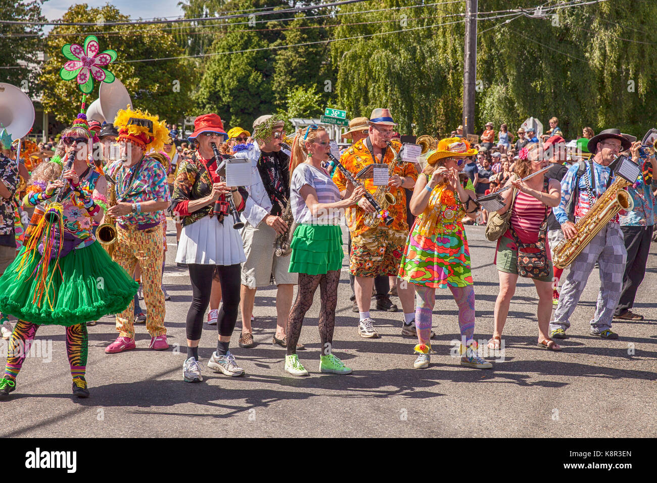 Annual fremont solstice parade seattle hi-res stock photography and ...