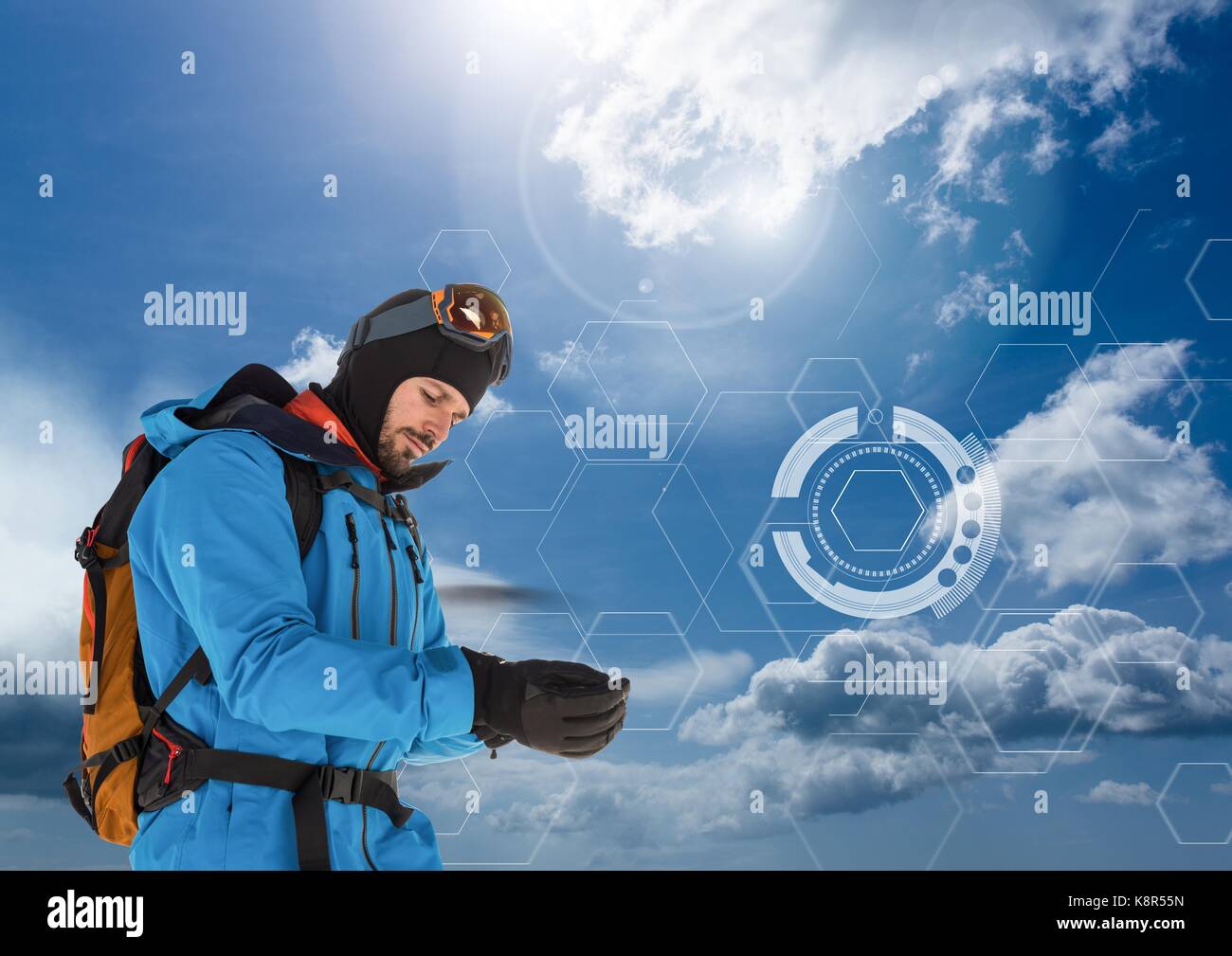 Explorer gear pattern hi-res stock photography and images - Alamy