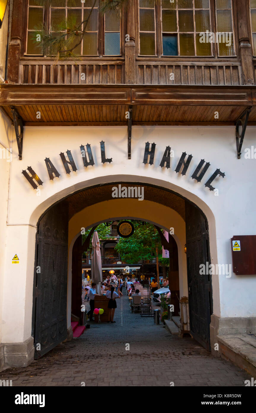 Hanu' lui Manuc, traditional Romanian restaurant, Old city, Bucharest ...
