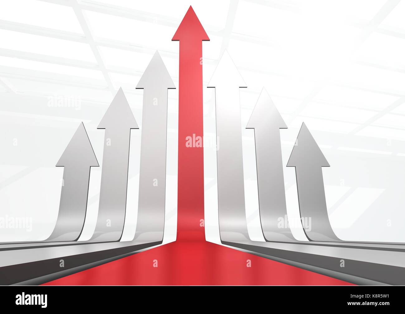 Red arrow pointing on map hi-res stock photography and images - Alamy