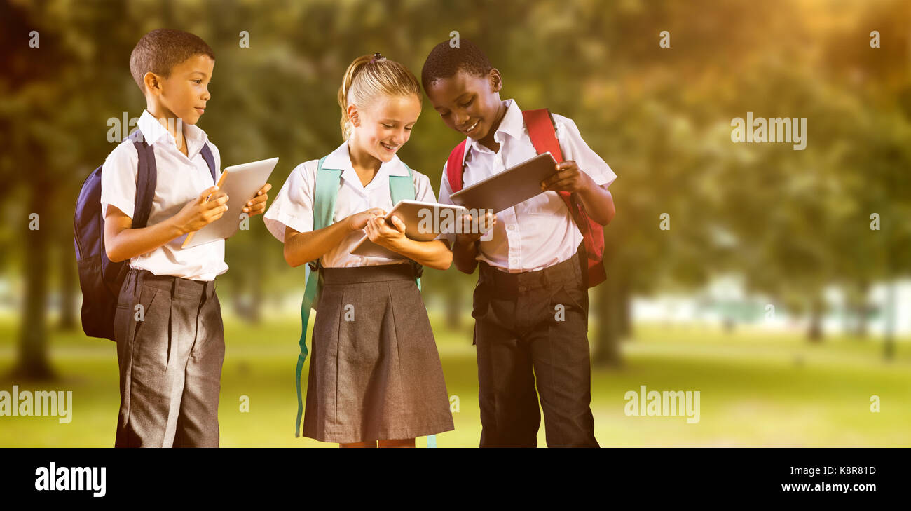 Students in uniforms on lawn hi-res stock photography and images - Alamy
