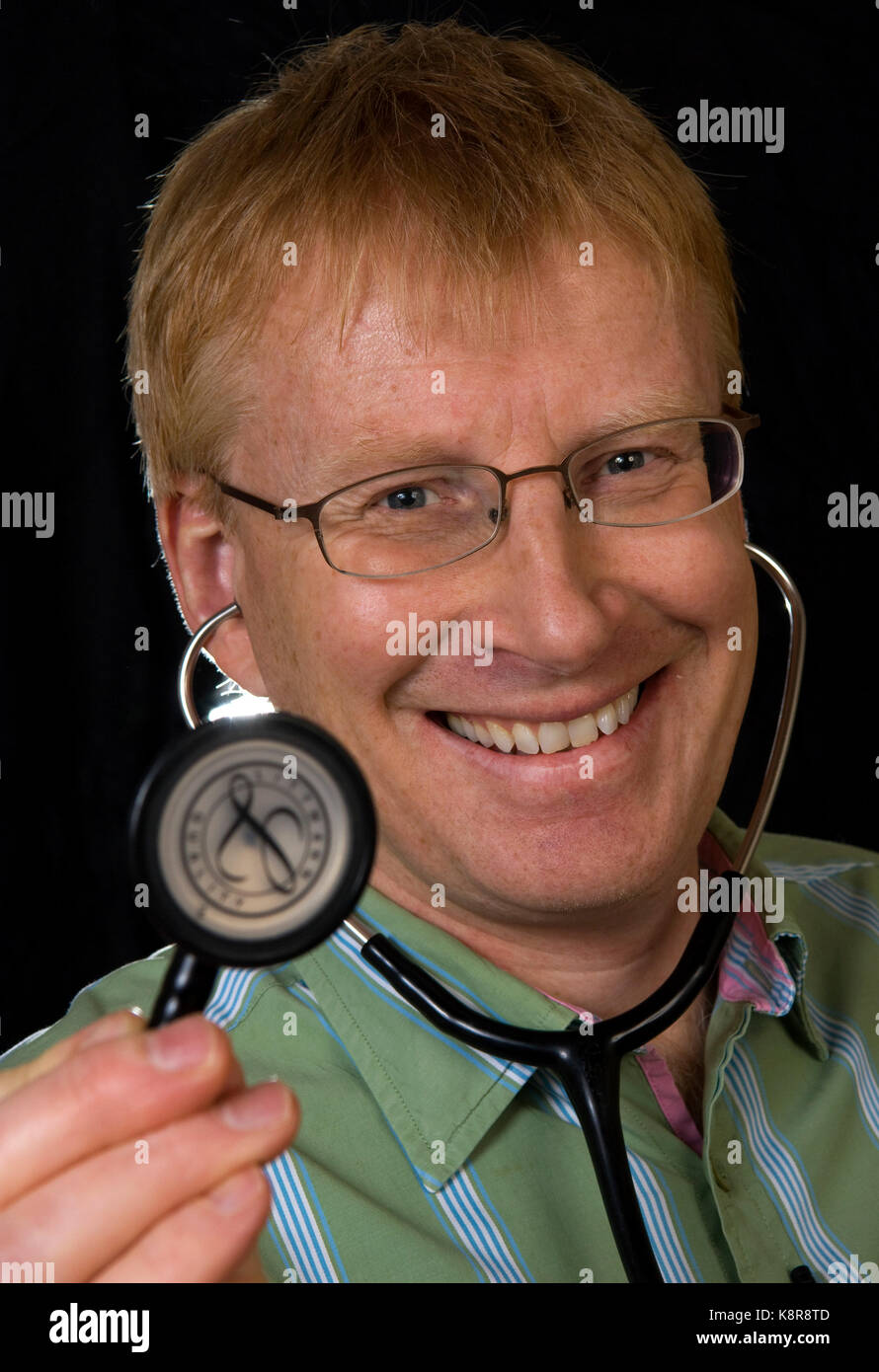 Dr.Phil Hammond with his resuscitation dummy used for his comedy stage ...