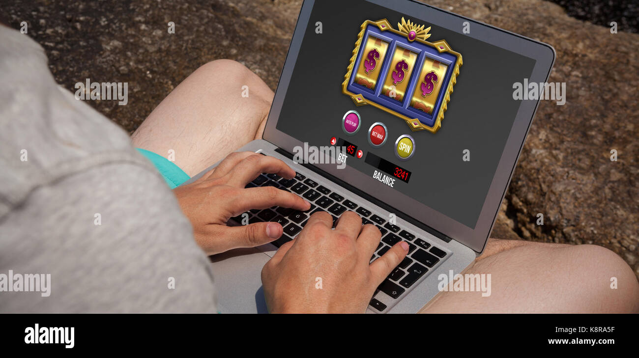 Sitting at gambling machine hi-res stock photography and images - Alamy