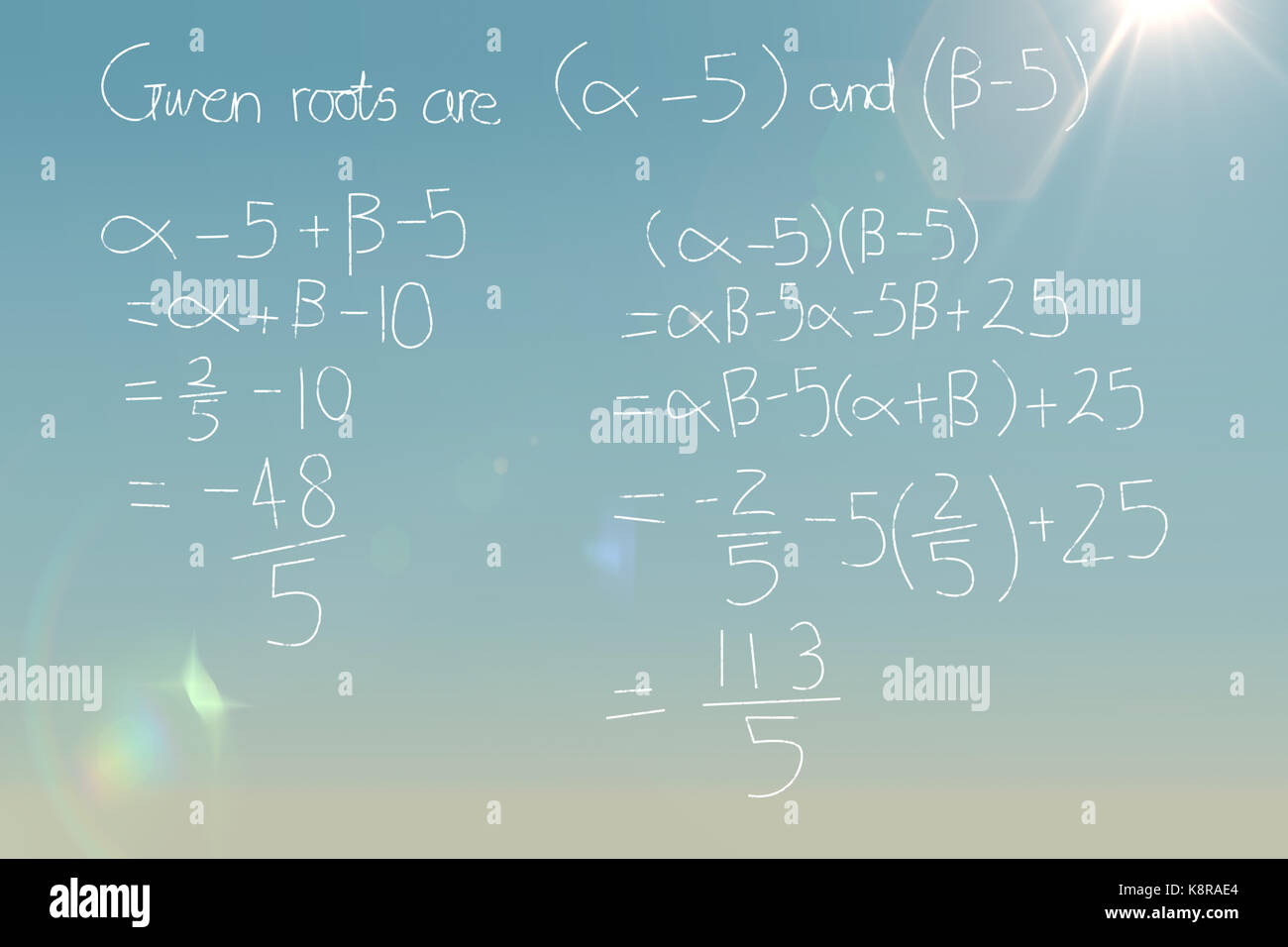 Trignometry formula hi-res stock photography and images - Alamy