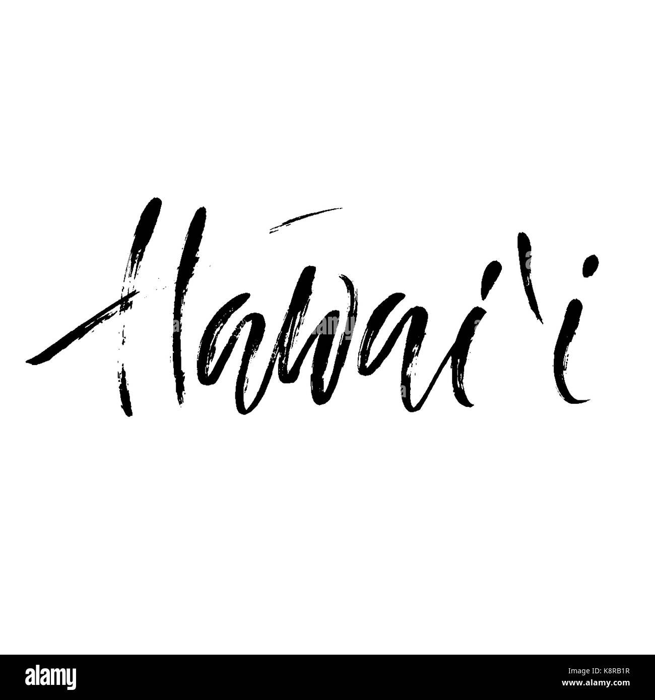 Authentic hawaii Stock Vector Images - Alamy