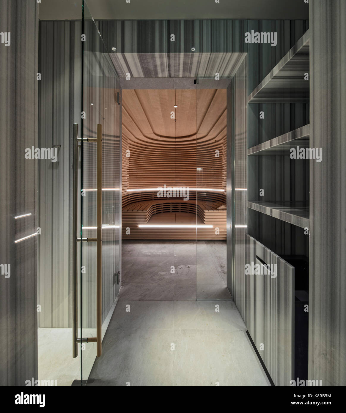 Spa sauna. Ten Trinity Square - Four Seasons Hotel, City of London ...