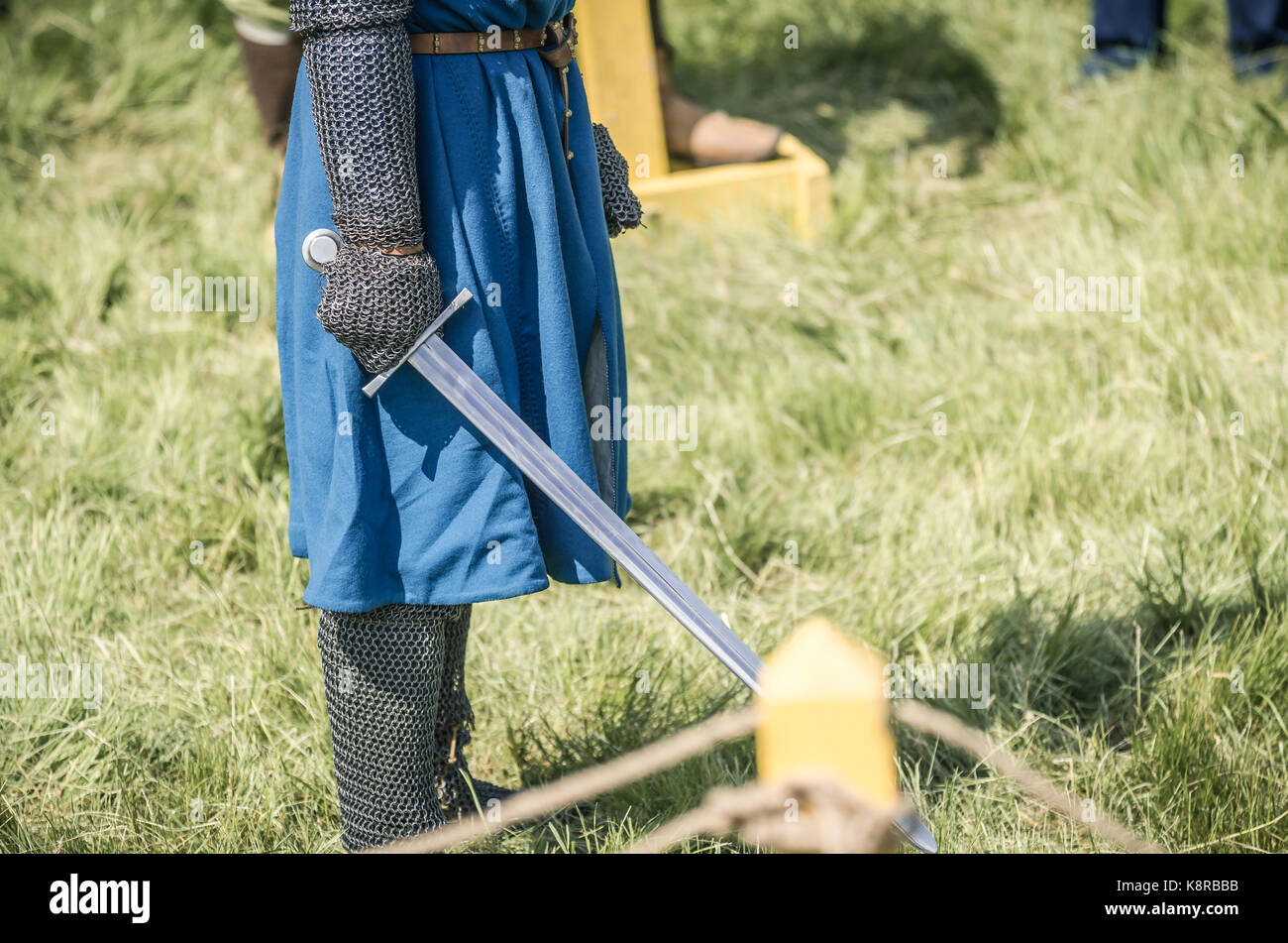 Angry medieval knight armor sword hi-res stock photography and images ...