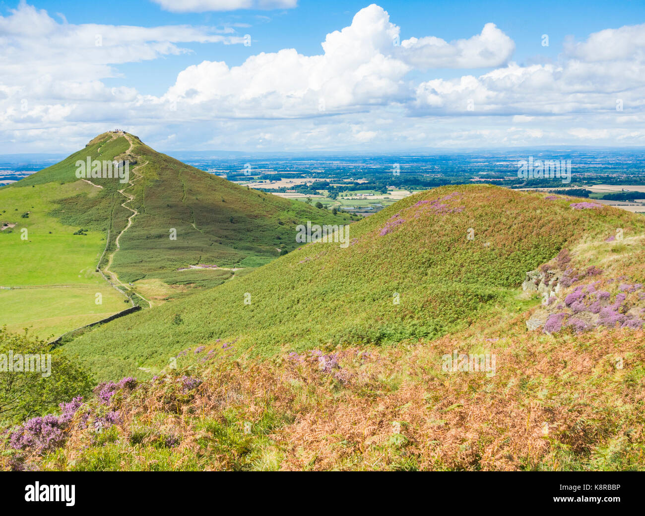 Roseberry Topping from Little Roseberry on The Cleveland Way National ...