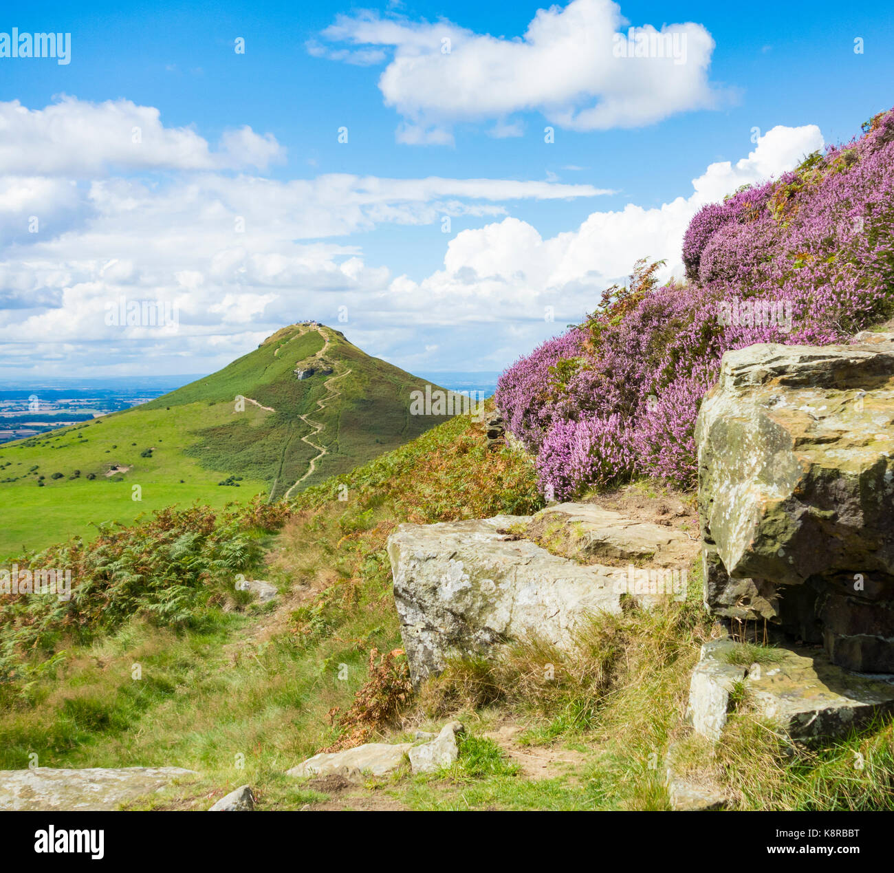 Roseberry Topping from Little Roseberry on The Cleveland Way National ...