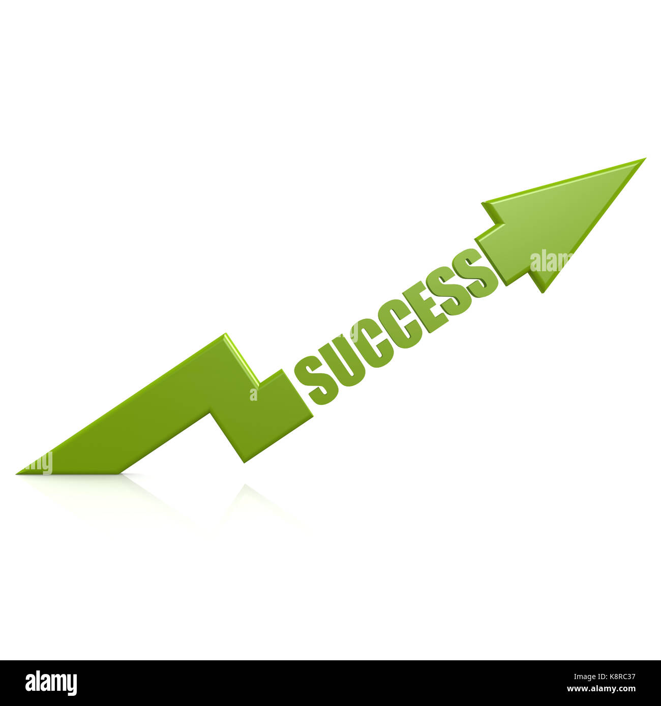 Success arrow up green Stock Photo - Alamy