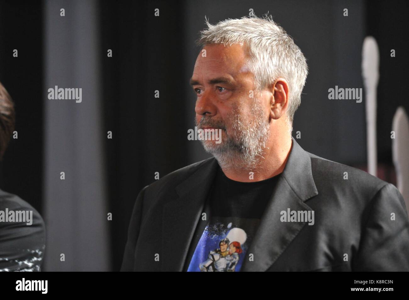 French director Luc Besson attends a premiere event for his new movie ...