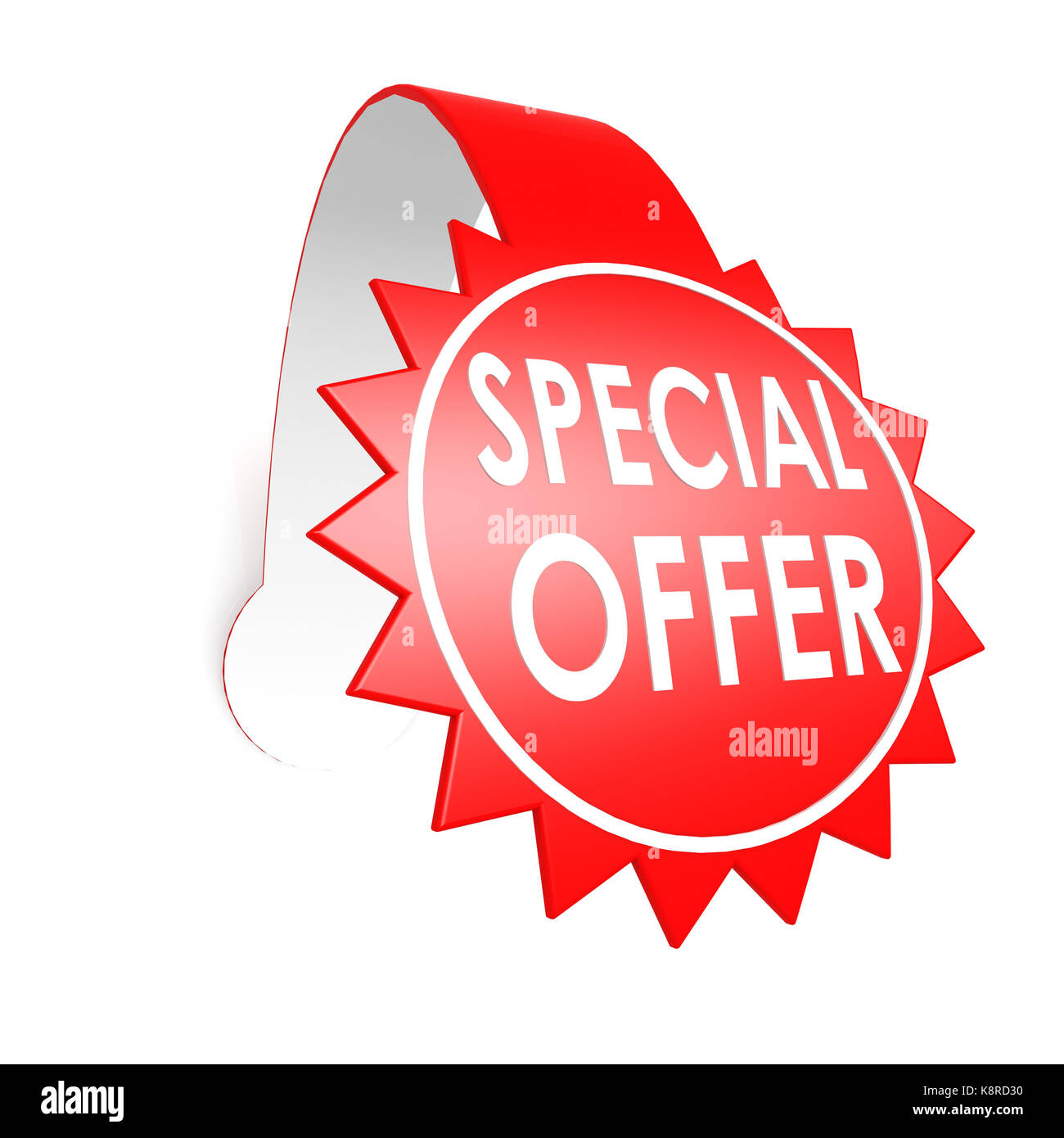 Special offer star label Stock Photo - Alamy