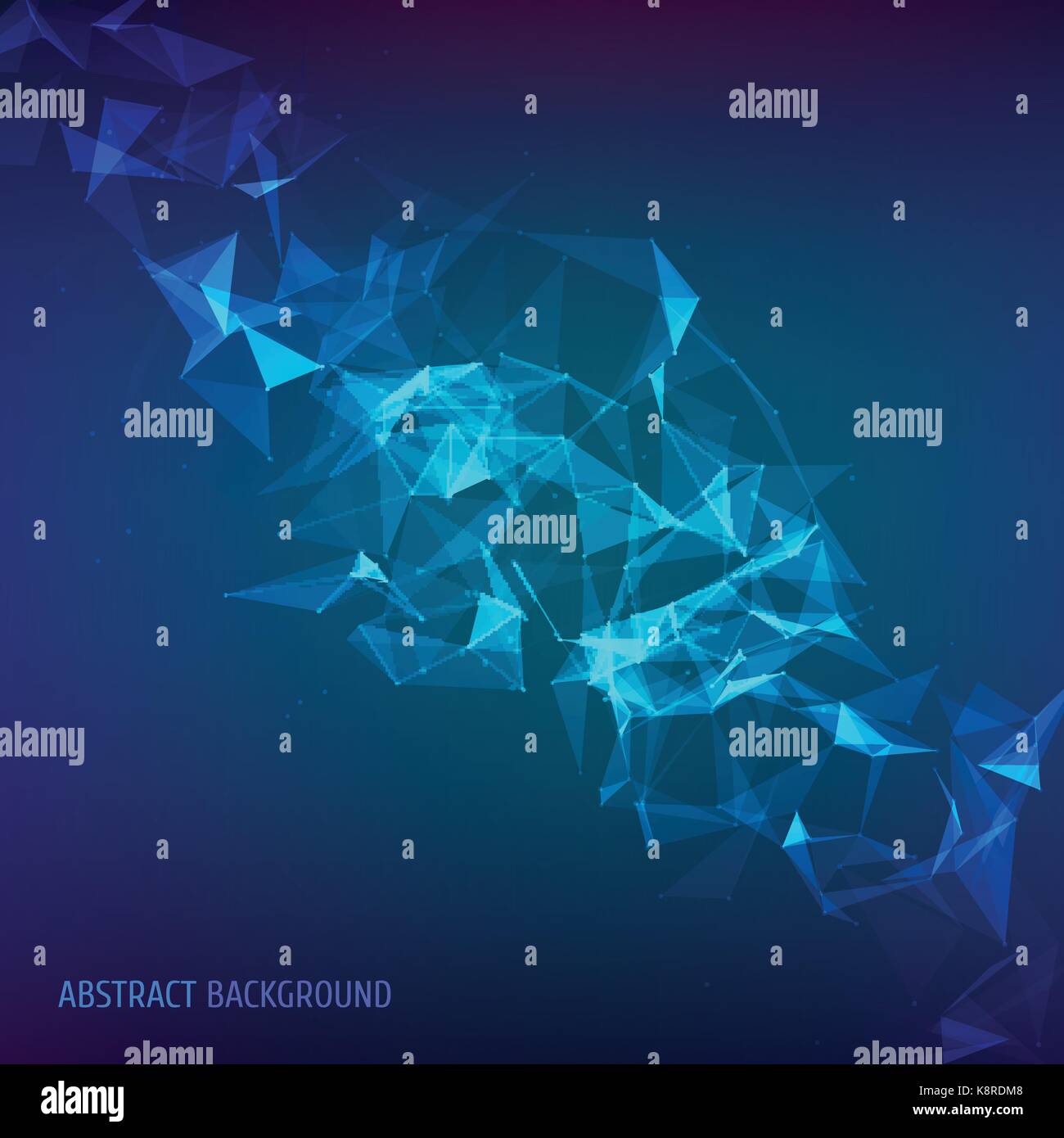 Abstract vector particles and lines Stock Vector Image & Art - Alamy