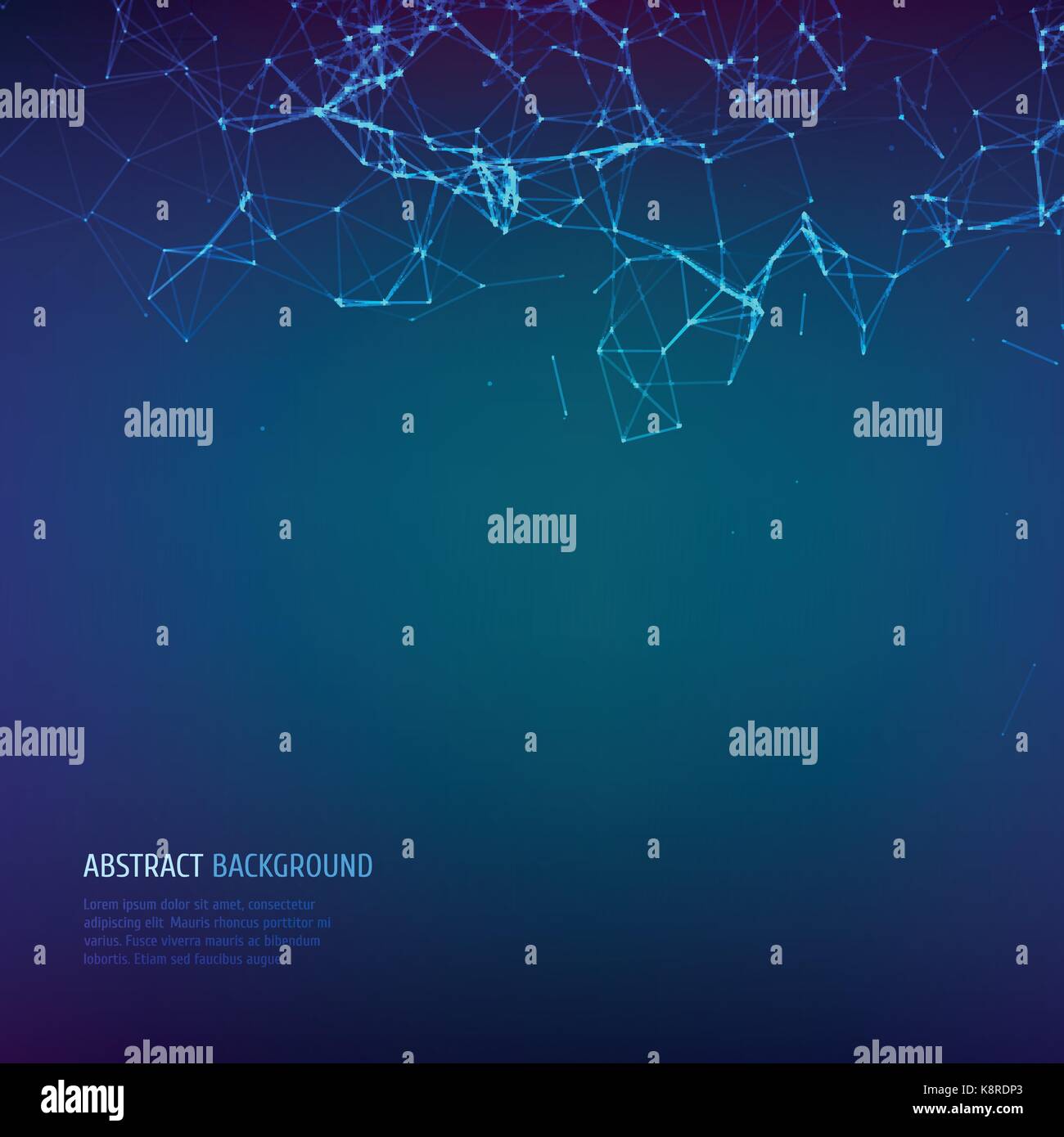 Abstract vector particles and lines Stock Vector Image & Art - Alamy