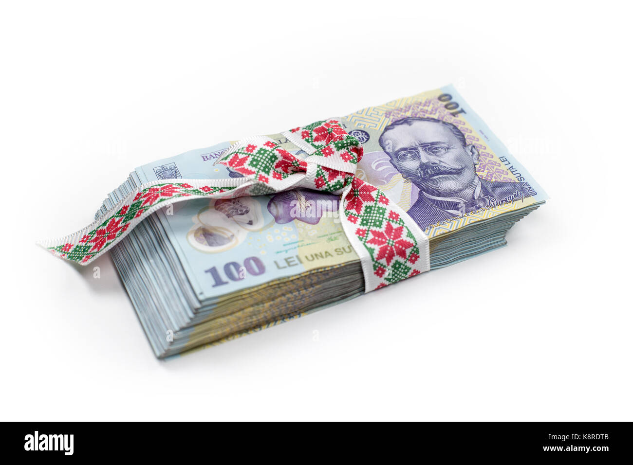 100 lei banknotes hi-res stock photography and images - Alamy