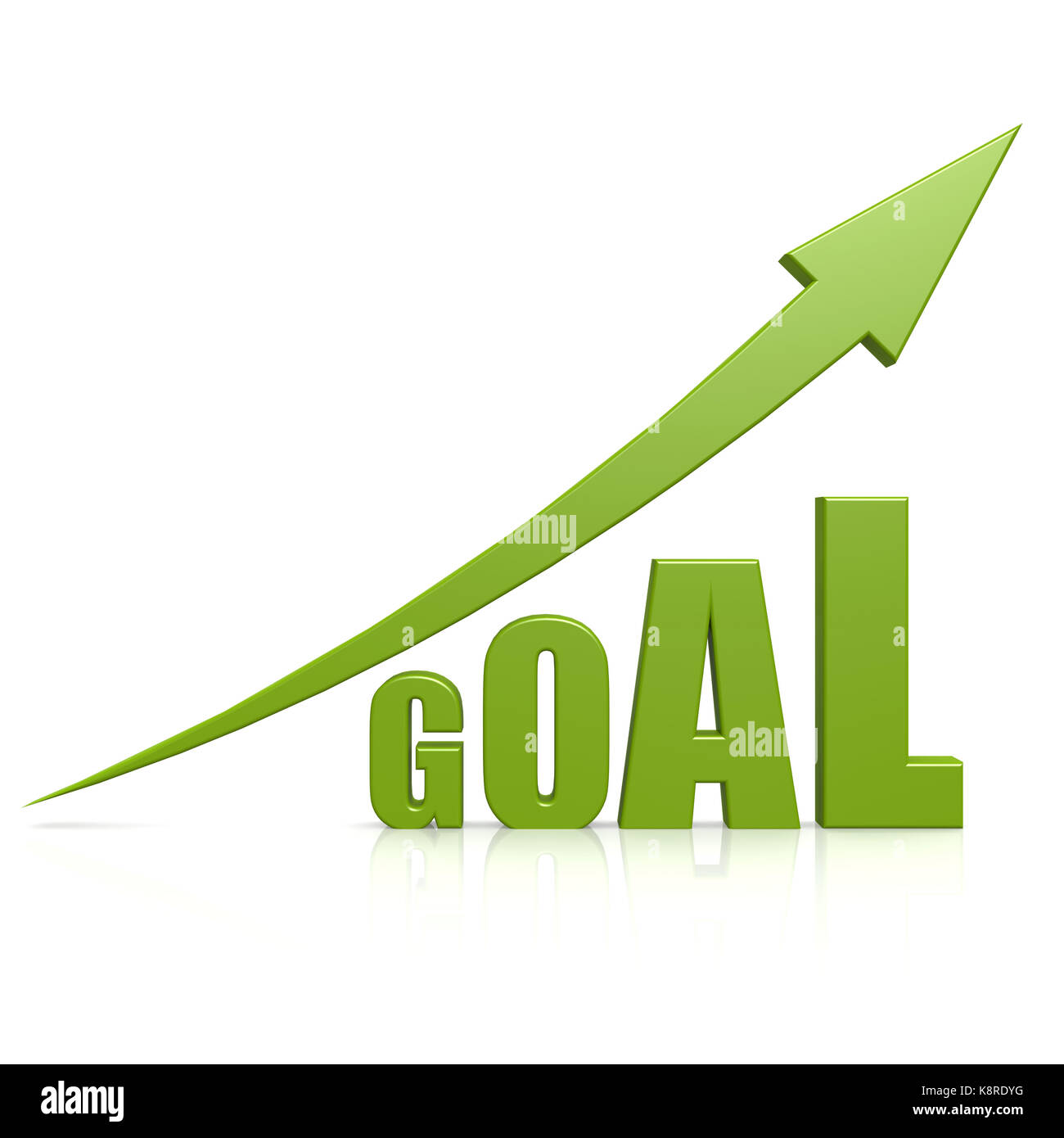 Success direction green arrow icon Cut Out Stock Images & Pictures - Alamy