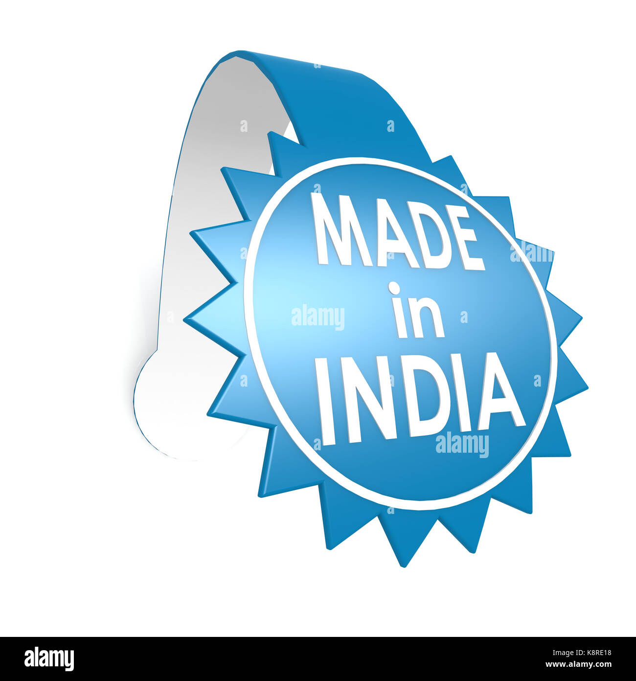 Made in india label hi-res stock photography and images - Alamy