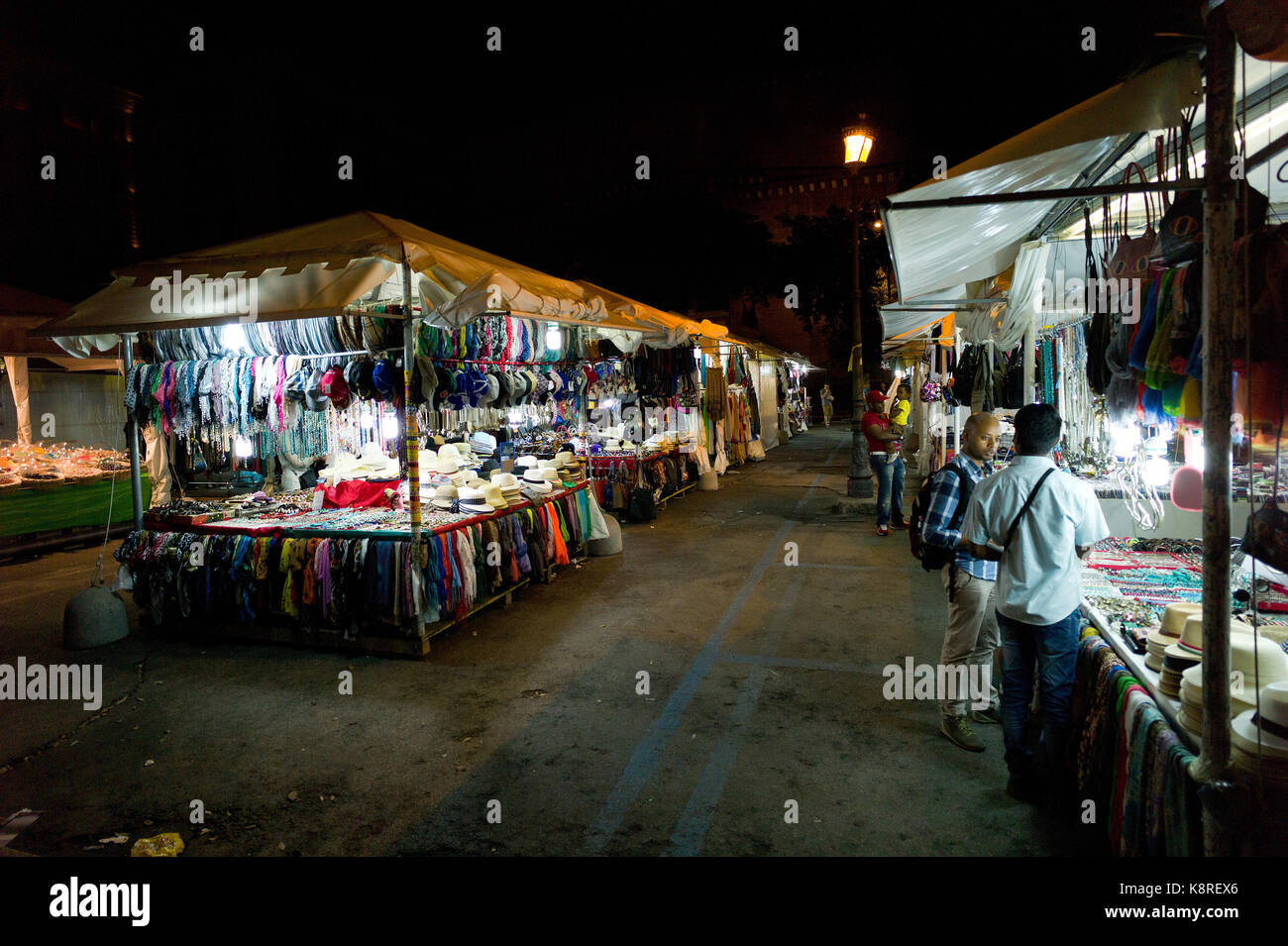 Rome Street Market Stock Photo - Alamy